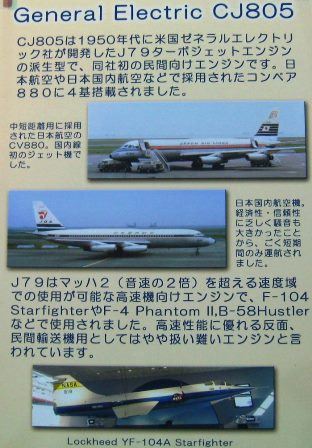 航空科学博物館の館内展示